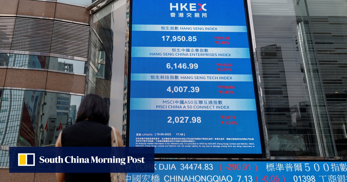 Hong Kong stocks slip for fifth day on Longfor, Alibaba losses amid ...