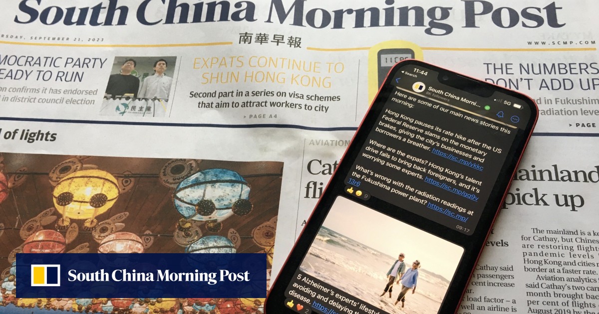 South China Morning Post Launches Whatsapp Channel For News Updates