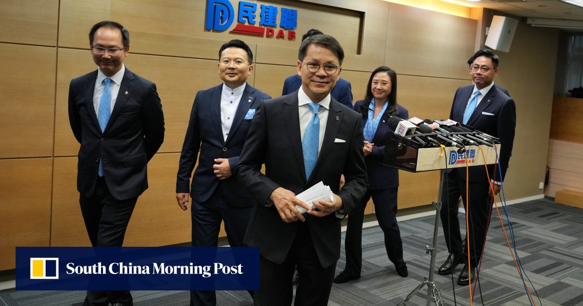 Hong Kong’s biggest political party elects new leader Gary Chan, who ...