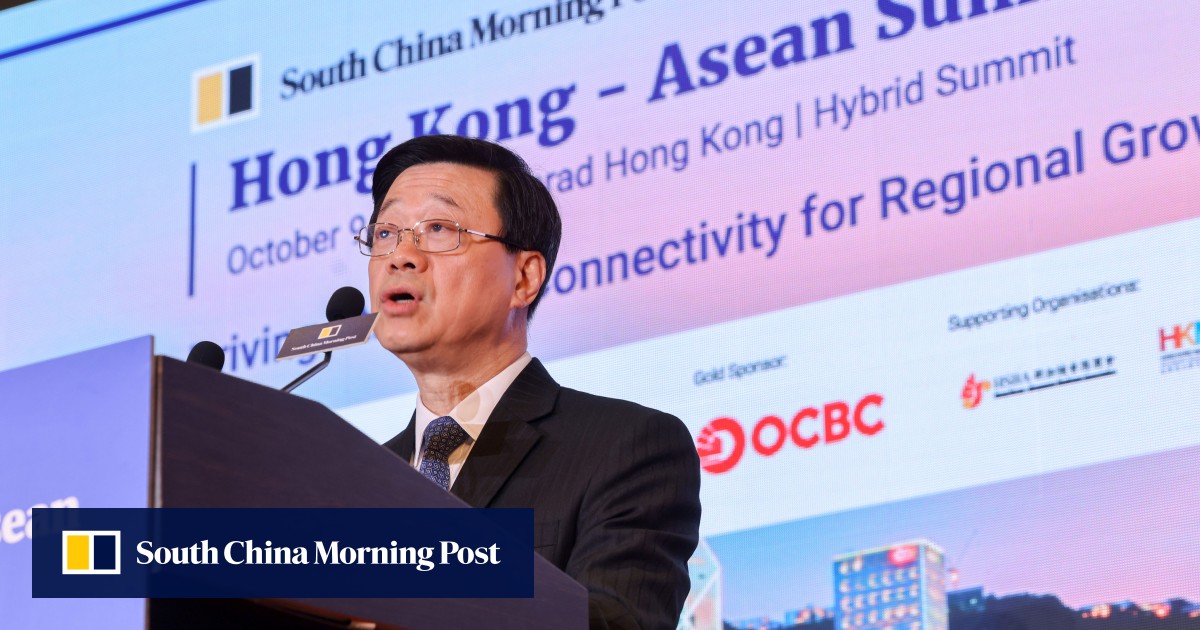Hong Kongs John Lee Vows Deeper Ties With Asean Underscoring Citys