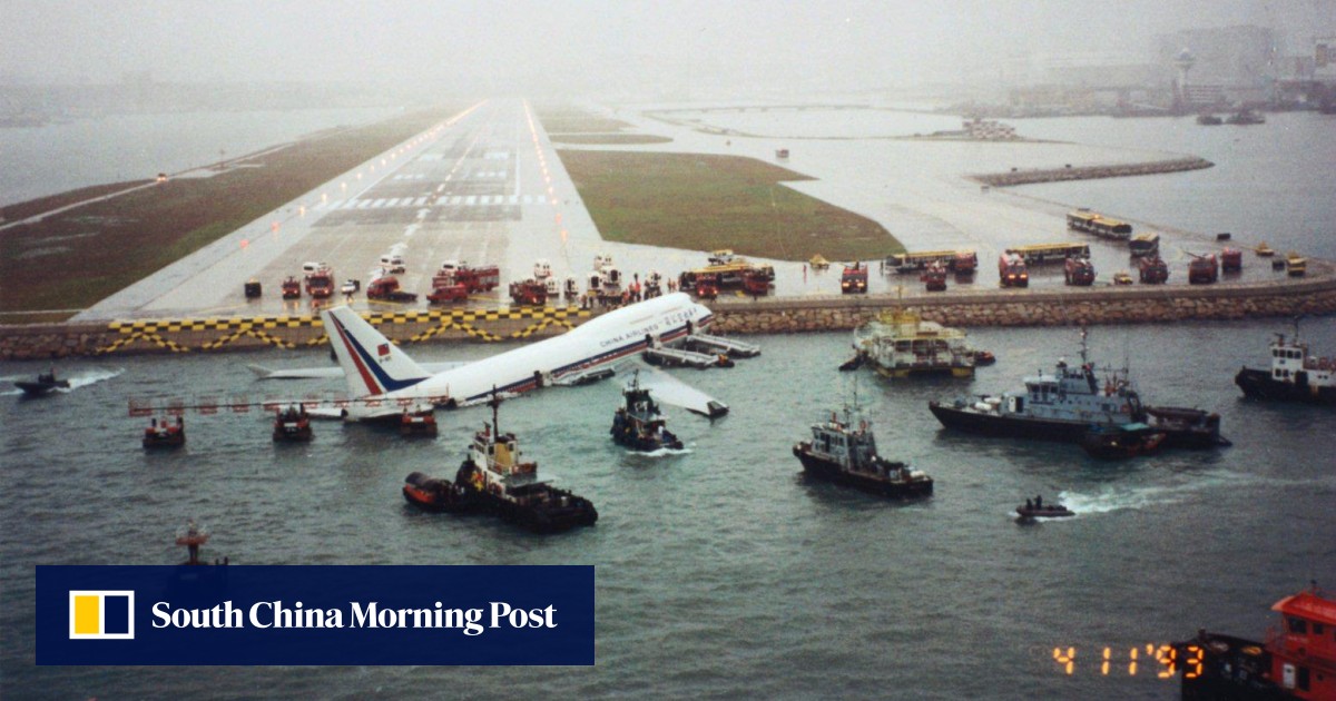 On This Day | Hong Kong-bound China Airlines 605 skids off Kai Tak ...