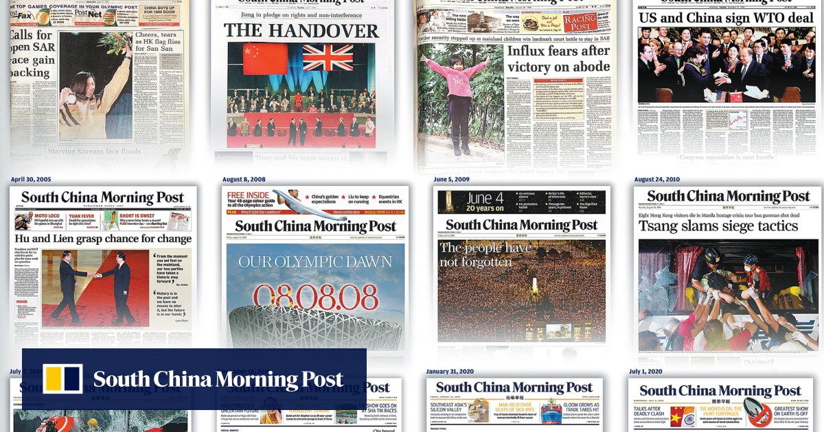 South China Morning Post front pages: drawing attention to important ...