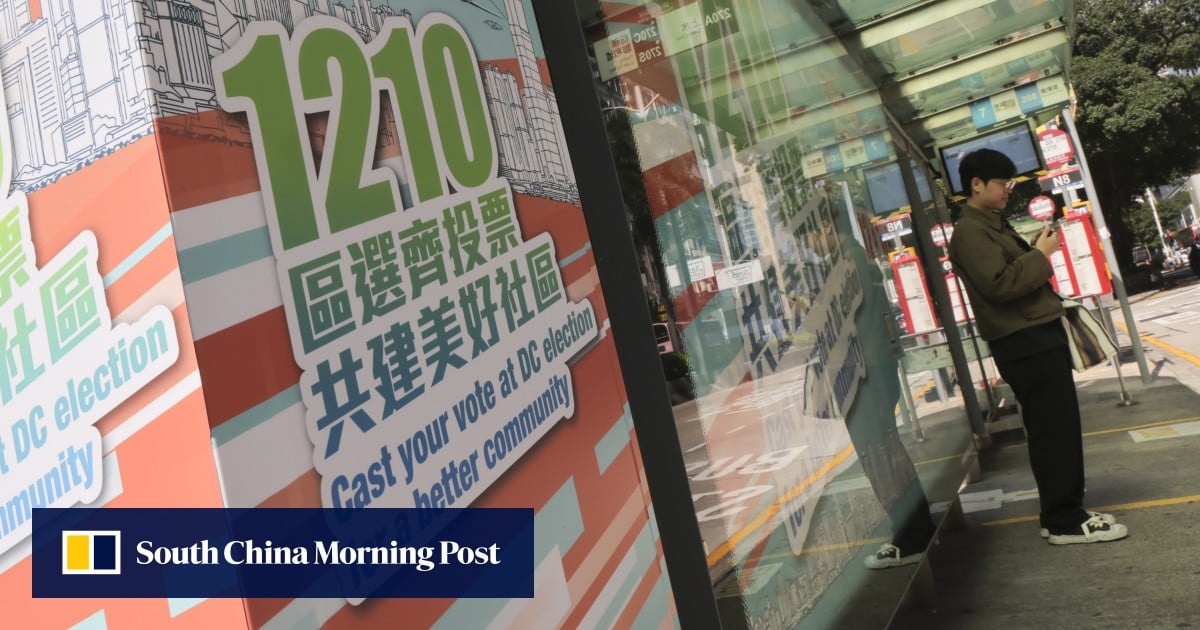 Hong Kong District Council Election 4500 City Residents Based In