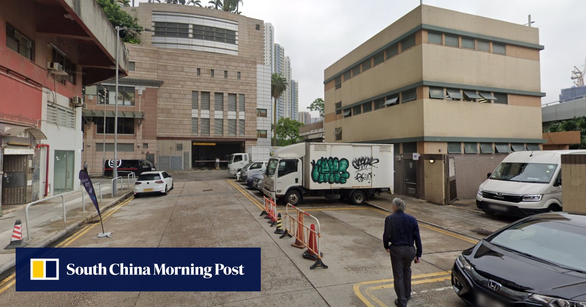 Hong Kong police hunt for 2 men who rammed patrol vehicle, delivery van ...