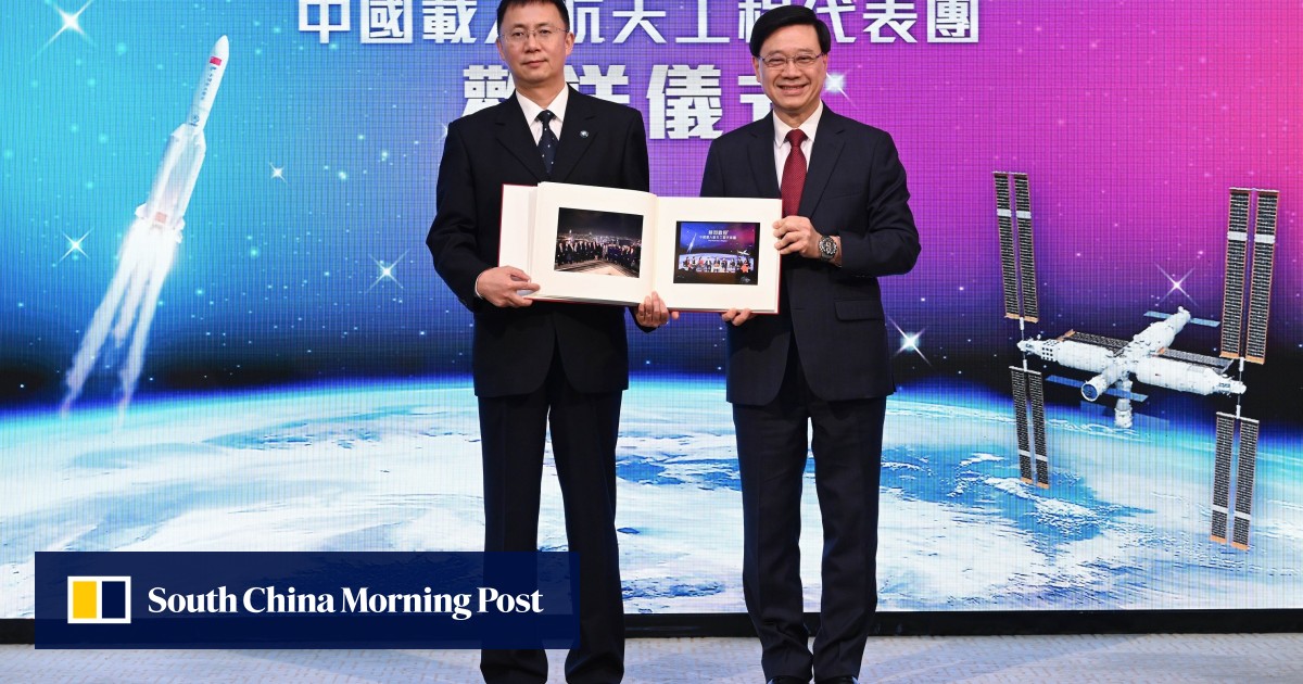 Hong Kong eager to turn dream of sending residents into space a reality, city leader says ahead ...