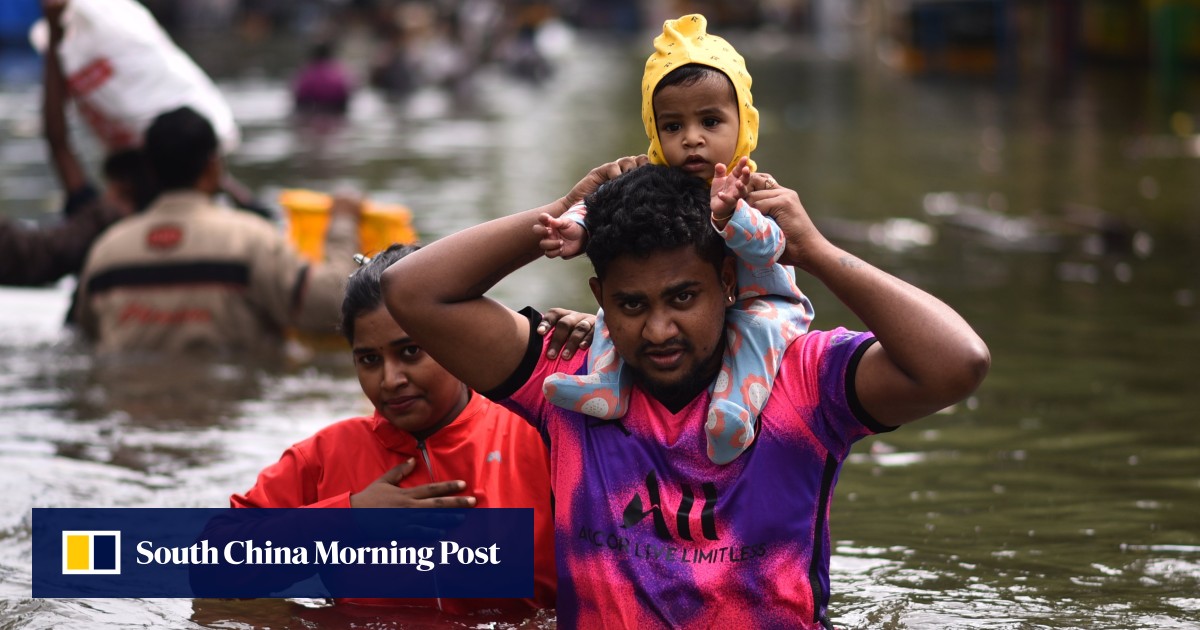 India battered by Cyclone Michaung, 8 dead, as ‘worst storm in recent memory’ to bring ...