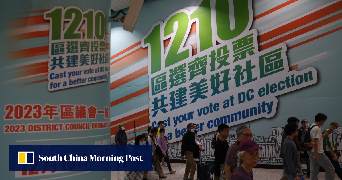 Hong Kong district council election: candidates confront apathy and ... Hong Kong district council election: candidates confront apathy and ...