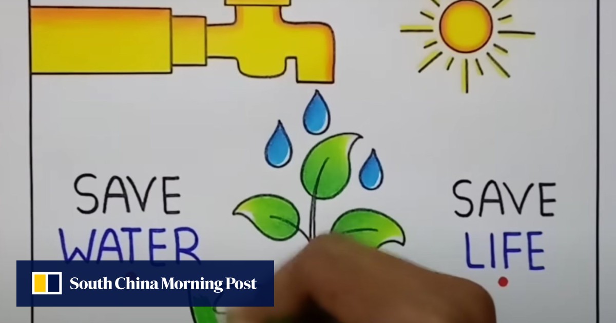 how to draw water is life