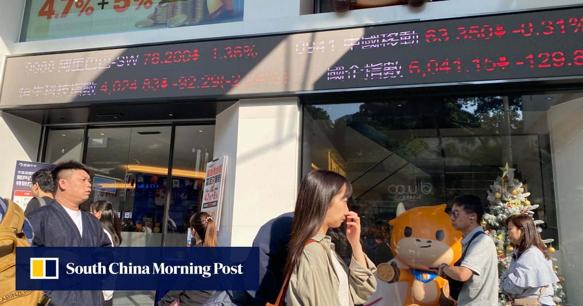 Hong Kong stocks fall as Longfor slides with China’s property woes in focus, while Nio jumps on ...