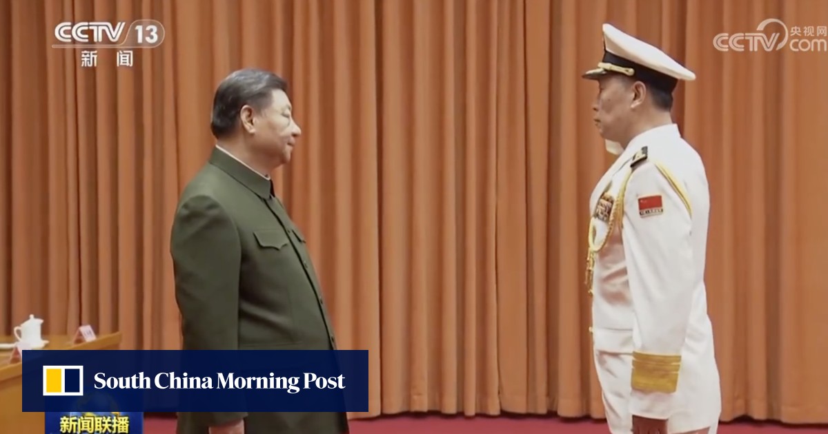 China names submariner Hu Zhongming as top PLA Navy commander | South ...