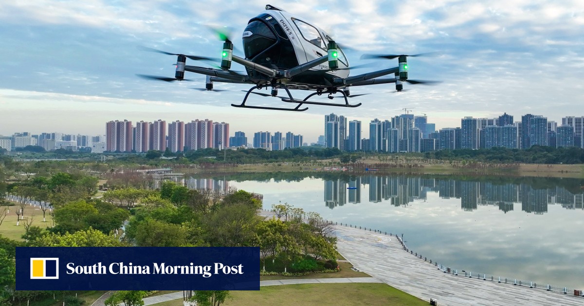 China’s low-altitude economy takes to the skies as unmanned passenger ...