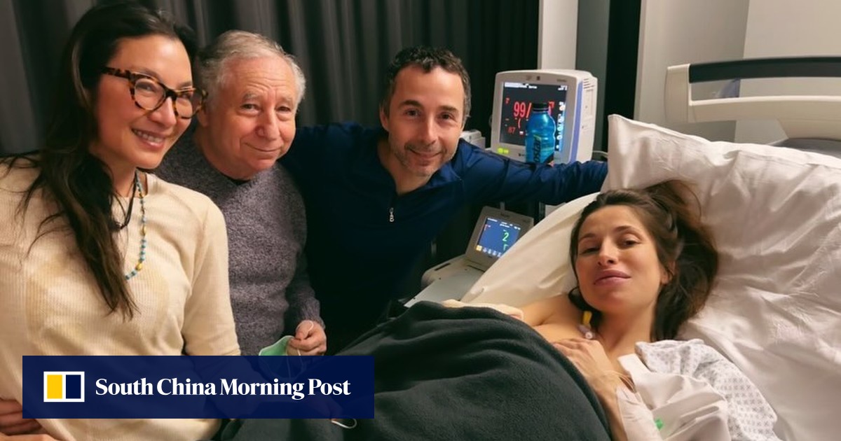 Oscar winner Michelle Yeoh welcomes ‘grandson Maxime’ into the world ...