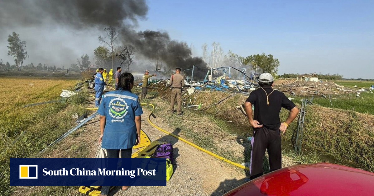 Explosion at Thailand fireworks factory kills at least 23 | South China ...