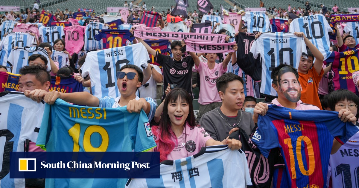 Football superstar Lionel Messi’s visit to Hong Kong draws fans from ...