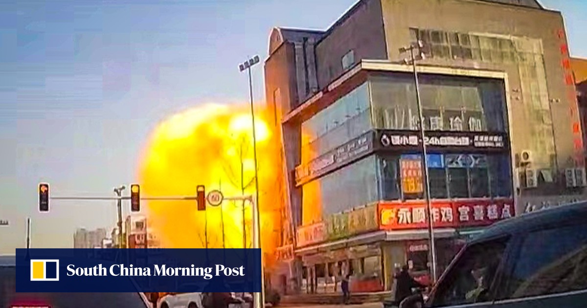 2 dead and dozens hurt in China after blast tears down 4-storey ...