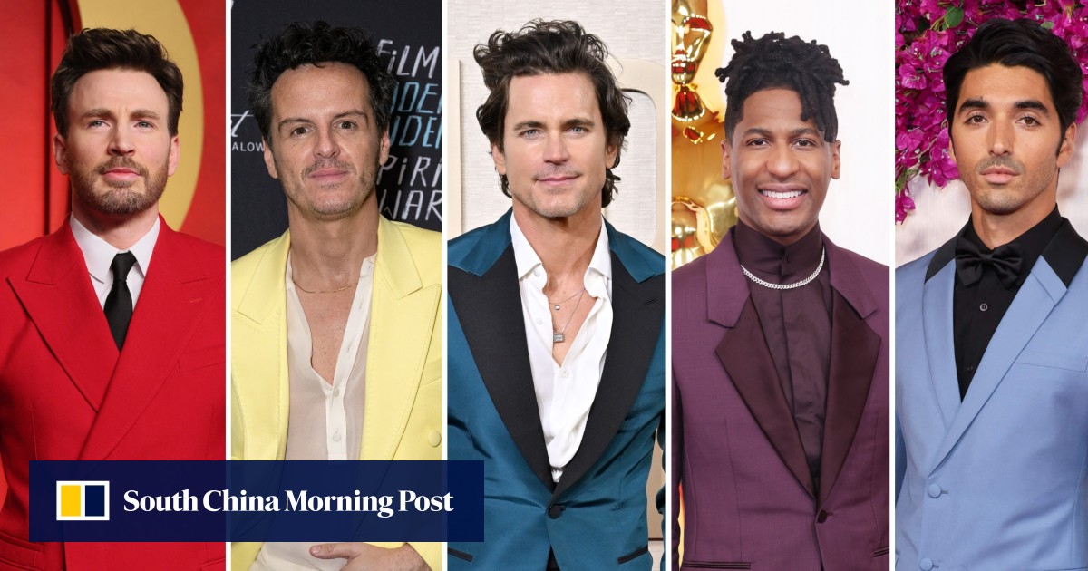 Which star wore it best? Colourful red-carpet suits, ranked: Chris Evans, Jon Batiste, Andrew ...
