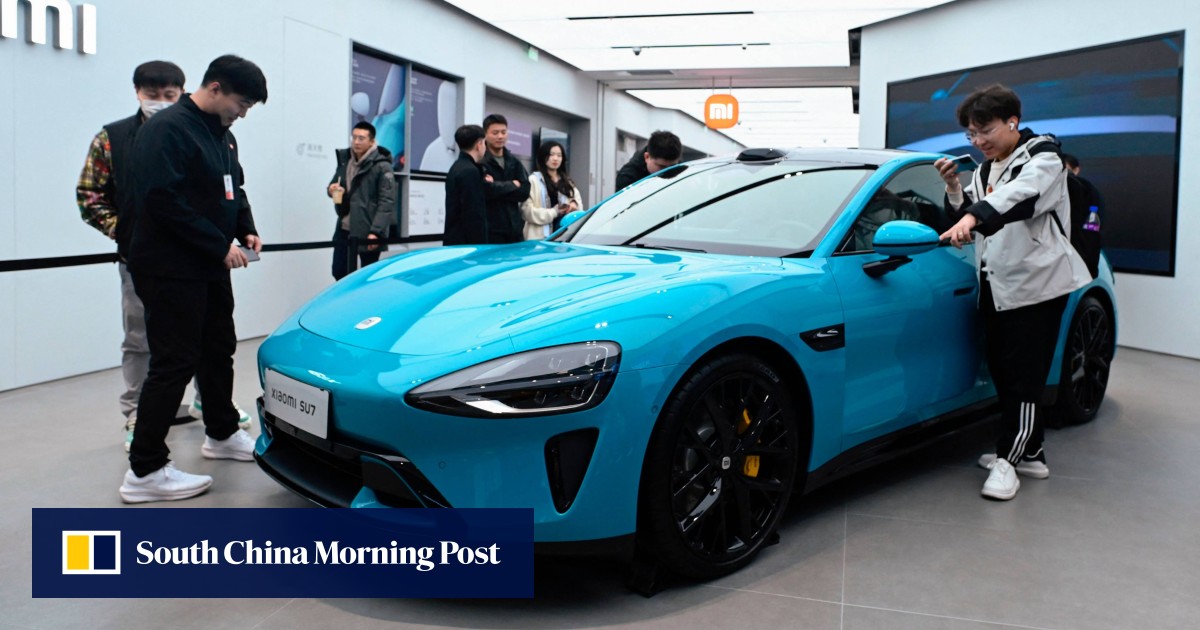 Smartphone maker Xiaomi makes waves in crowded EV market with its keenly priced SU7 model ...