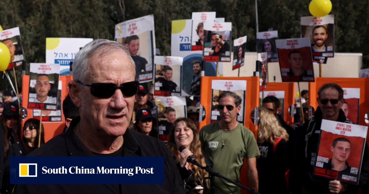 Israel-Gaza war: top Benjamin Netanyahu rival calls for early elections ... Israel-Gaza war: top Benjamin Netanyahu rival calls for early elections ...