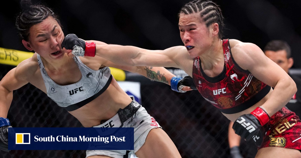 UFC 300: Zhang Weili wins historic all-China bout in co-main event ...