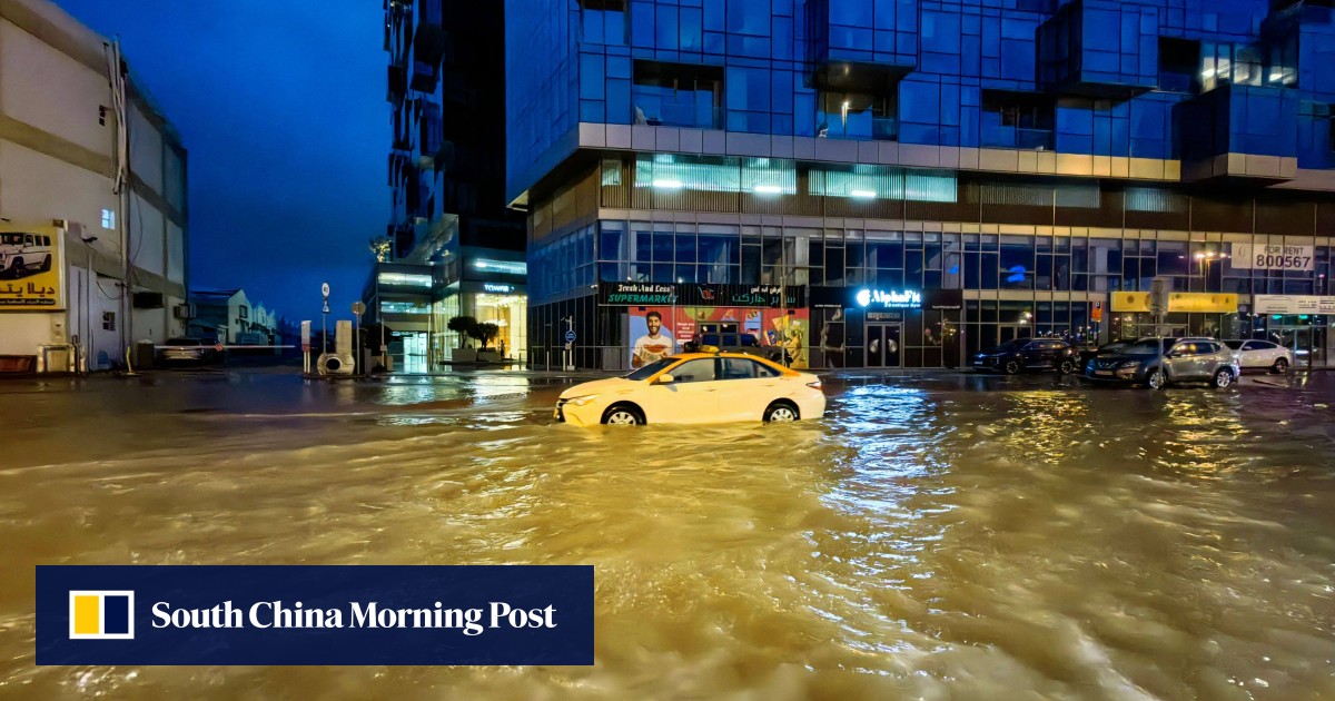 Dubai soaked as storm dumps heaviest rain ever recorded in UAE ...