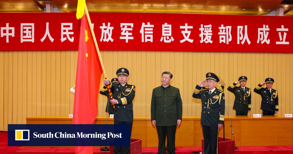 New force for China’s PLA eyes modern warfare information support ...