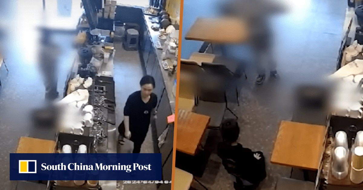 Unhinged South Korean customer who humiliated cafe manager over missing ...