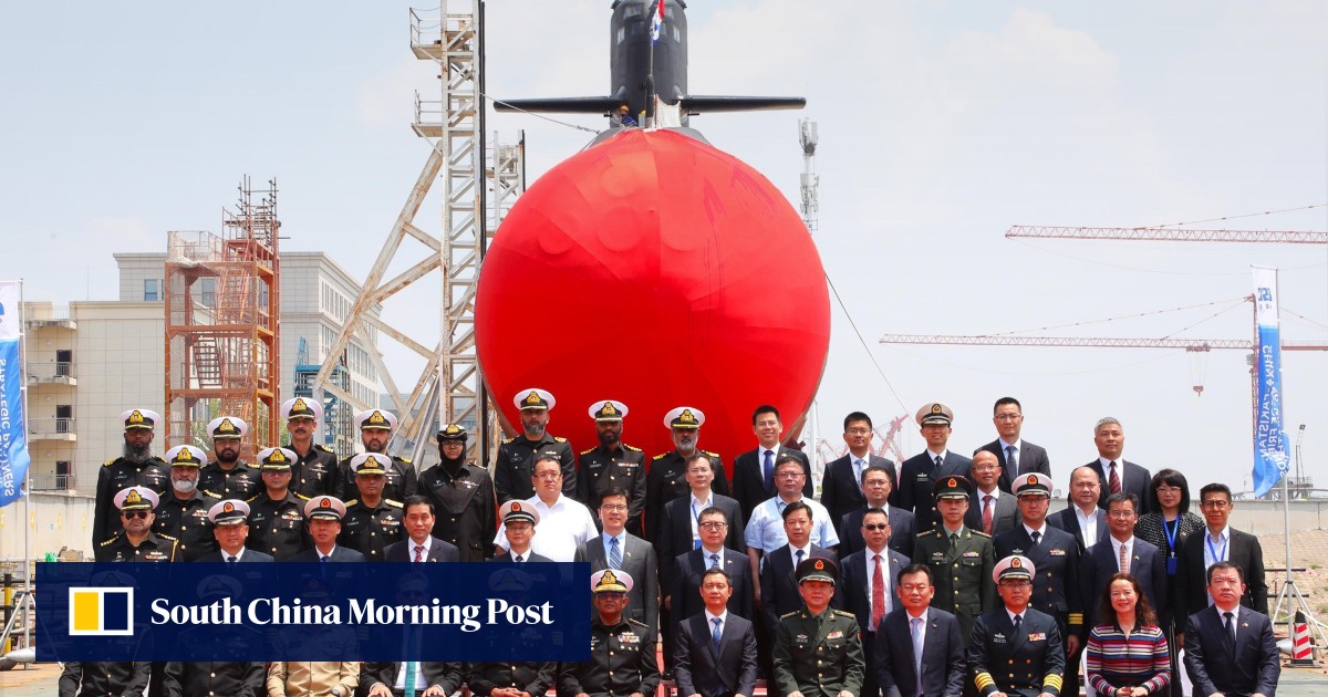China launches first of 8 advanced stealth submarines for Pakistan Navy ...