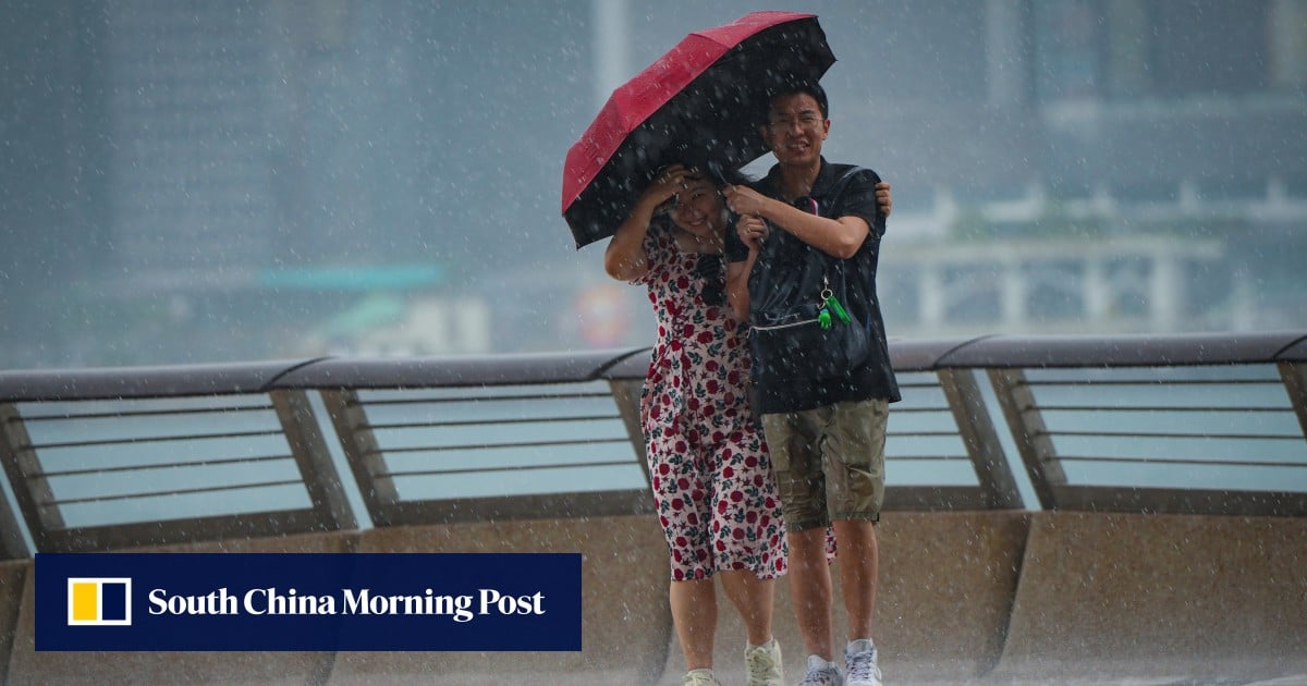 Hong Kong Hit By Heavy Rain And Thunderstorms With Eastern Areas