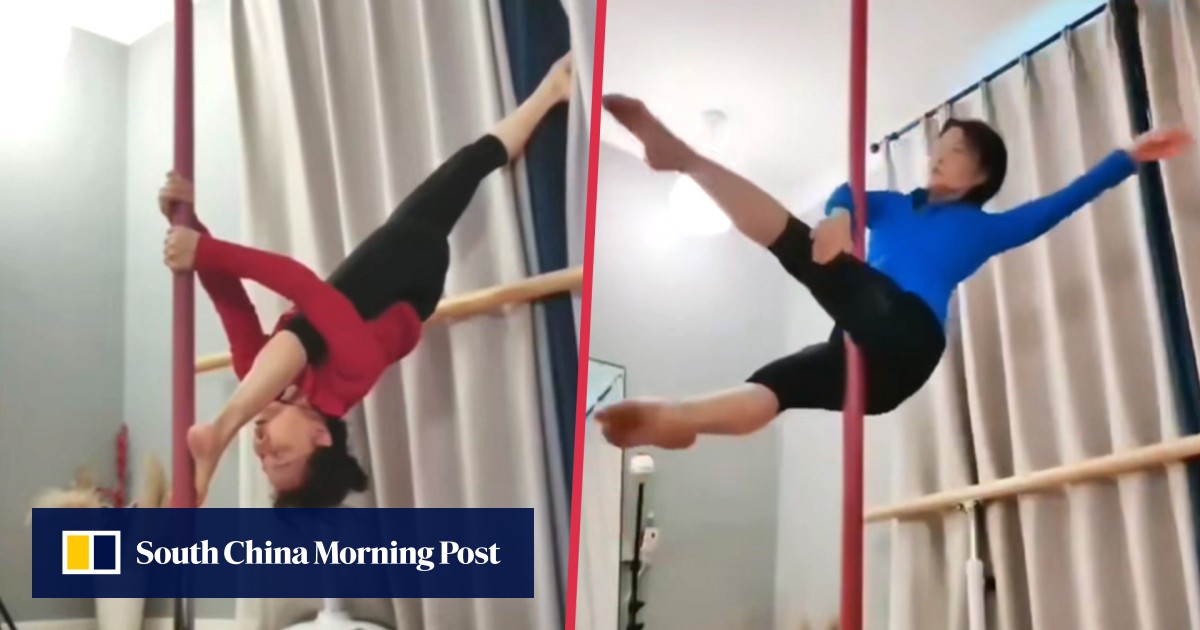 China retiree, 78, and pole dancing champion wins gold medal ...
