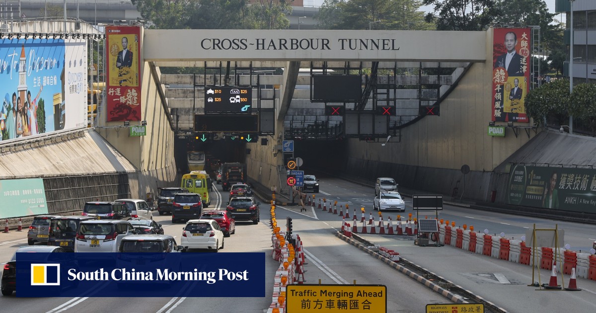 Hong Kong to explore tiered tolls for commercial vehicles using harbour ...