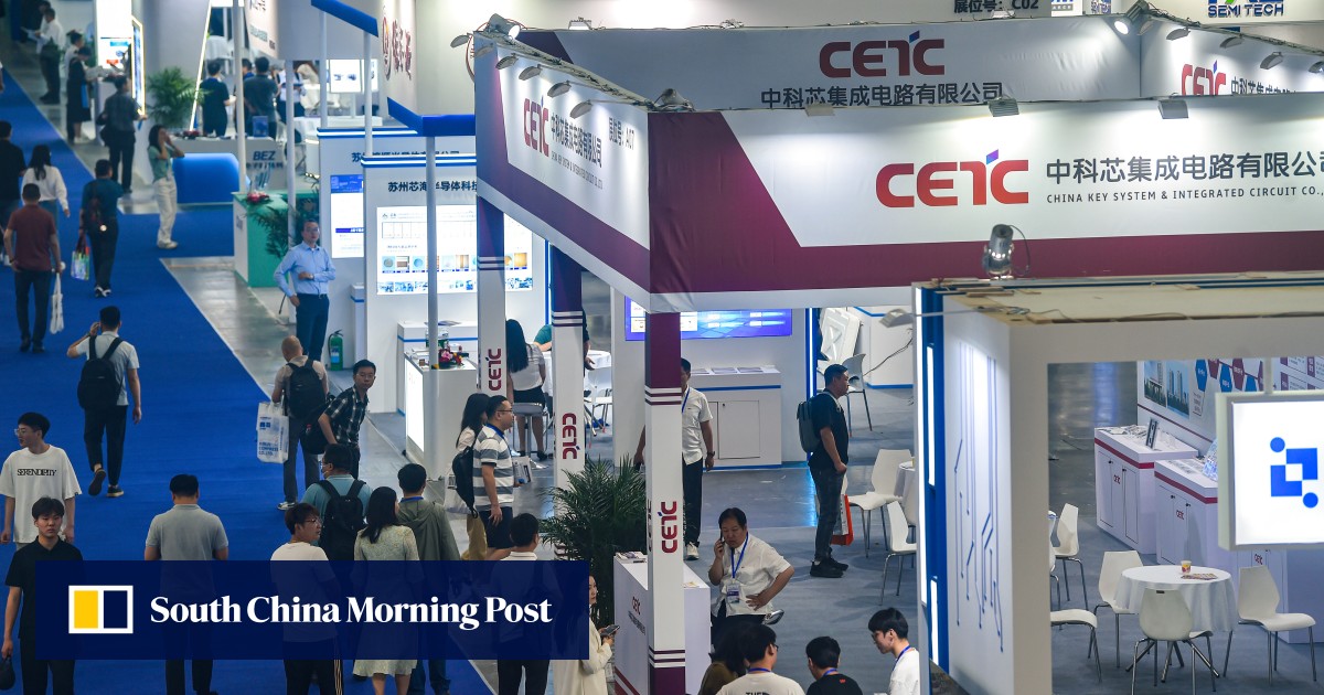 Tech war: China chip industry event woos fewer exhibitors amid market ...