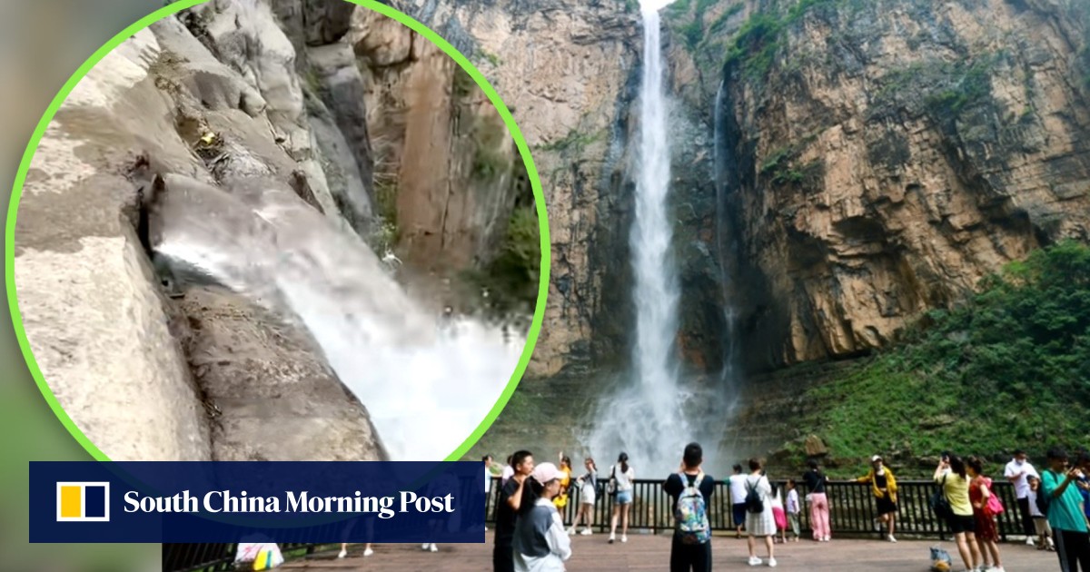 Video exposes ‘natural’ China wonder waterfall as partially man-made ...