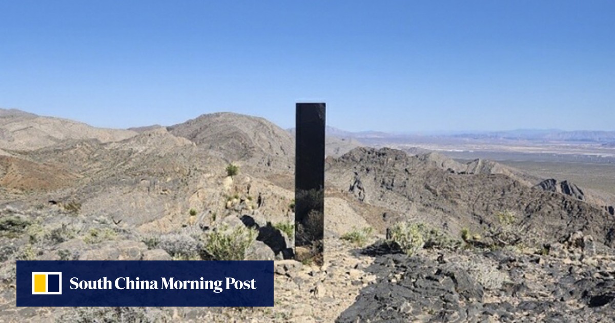 New mysterious shiny monolith appears in the Nevada desert | South ...