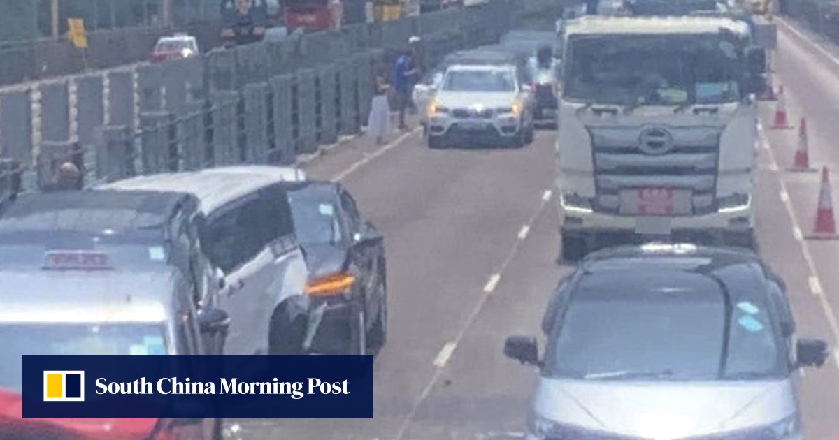 10-car crash on Hong Kong’s Tsing Ma Bridge leaves 1 injured, some ...