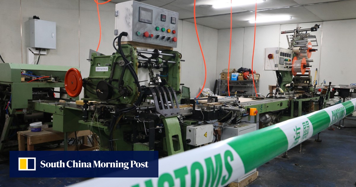 Hong Kong customs makes first bust of illicit cigarette factory ...