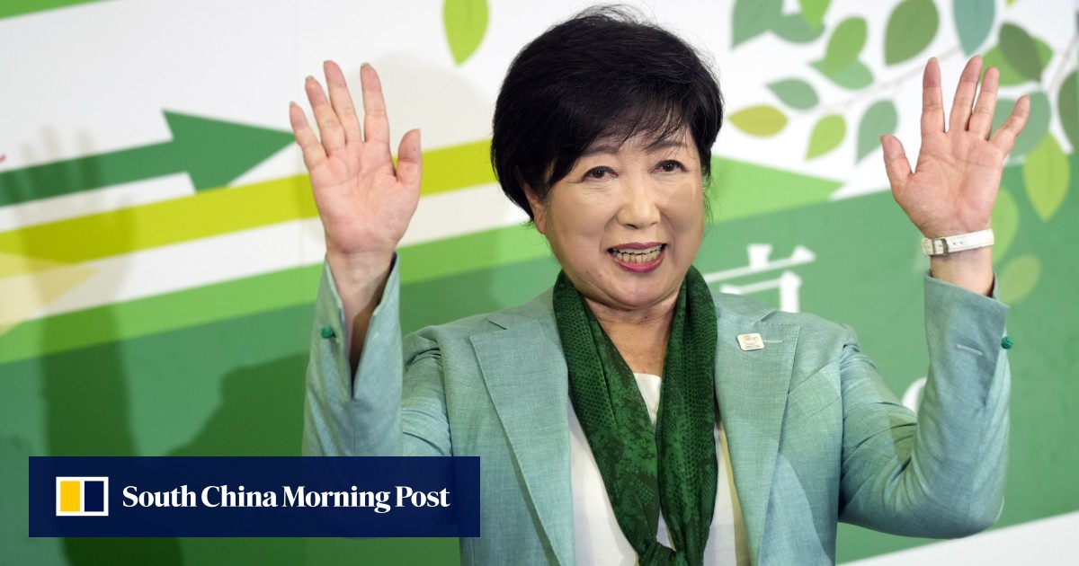 Tokyo Governor Yuriko Koike easily wins, re-elected for third 4-year ...
