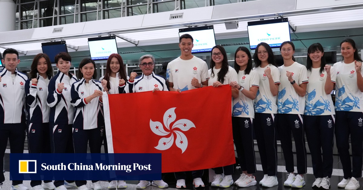 Paris Olympics: Siobhan Haughey, Cheung Ka-long named Hong Kong flag ...