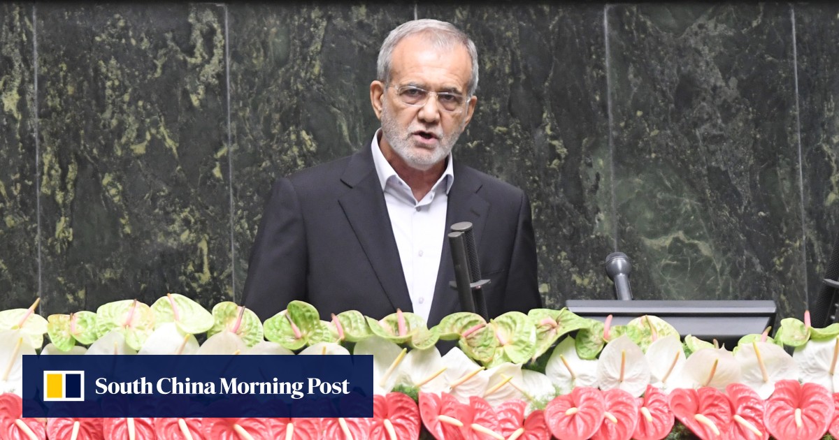 New Iran president Pezeshkian sworn in, vows to remove Western nuclear ...