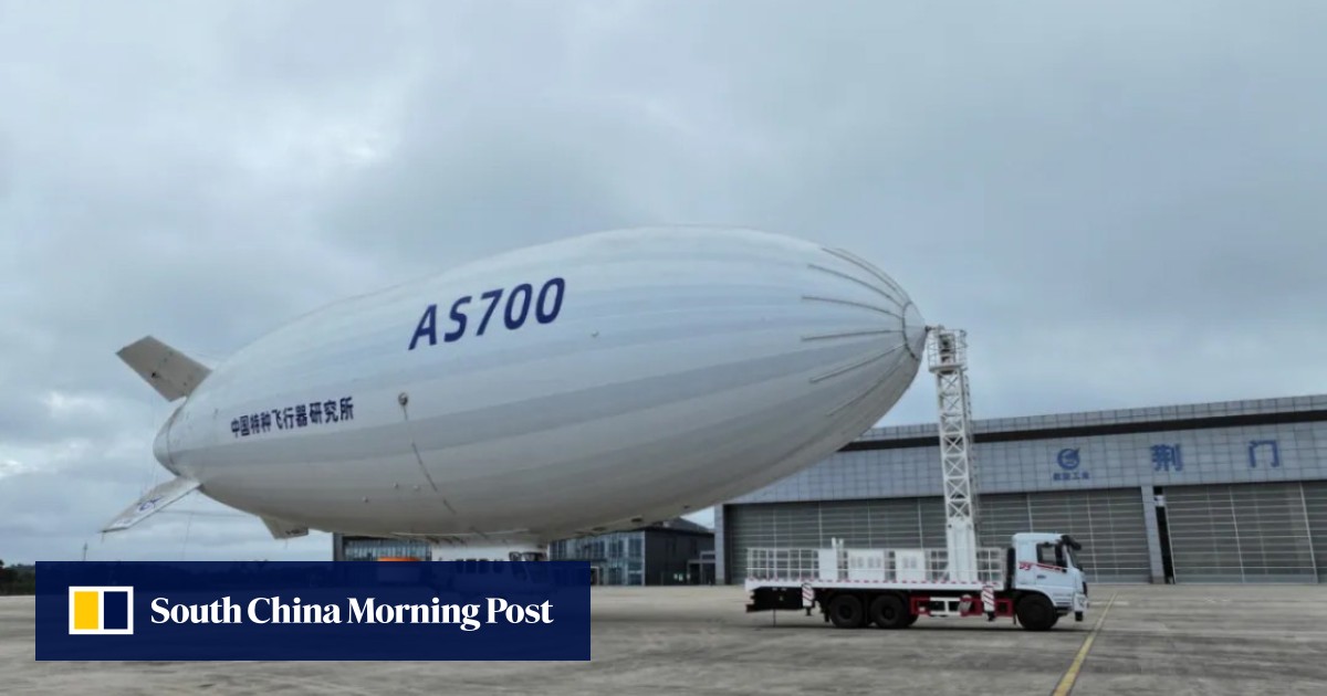 Airship aiming for China’s low-altitude tourism market makes 2-hour ...