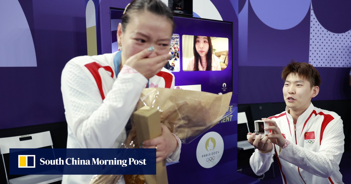 China star Huang to leave Paris with badminton gold around her neck and ring on finger | South ...