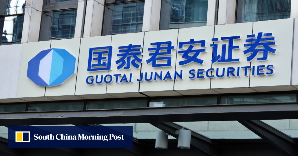 China to create megabrokerage by combining Guotai Junan and Haitong ...