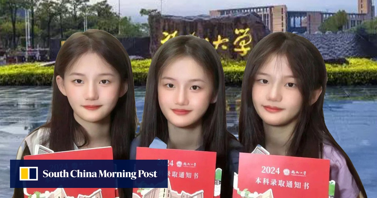 China triplets attend same university, mother says is fulfilment of ...