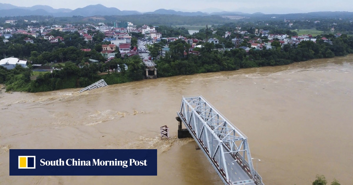 Typhoon Yagi aftermath: bridge collapses in Vietnam as death toll ... Typhoon Yagi aftermath: bridge collapses in Vietnam as death toll ...