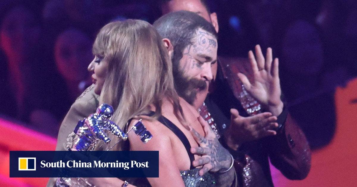 Taylor Swift and Post Malone love-in at MTV Video Music Awards as ...
