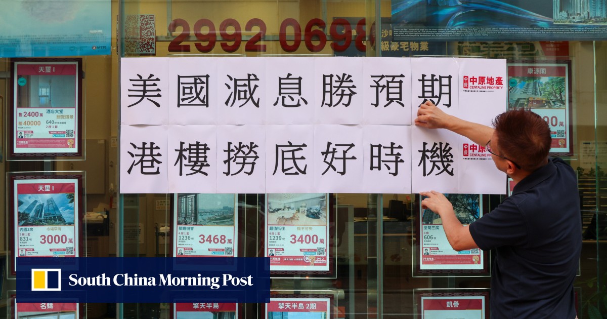 Hong Kong’s property market set to revive gradually as rate cuts buoy sentiment, demand | South ...