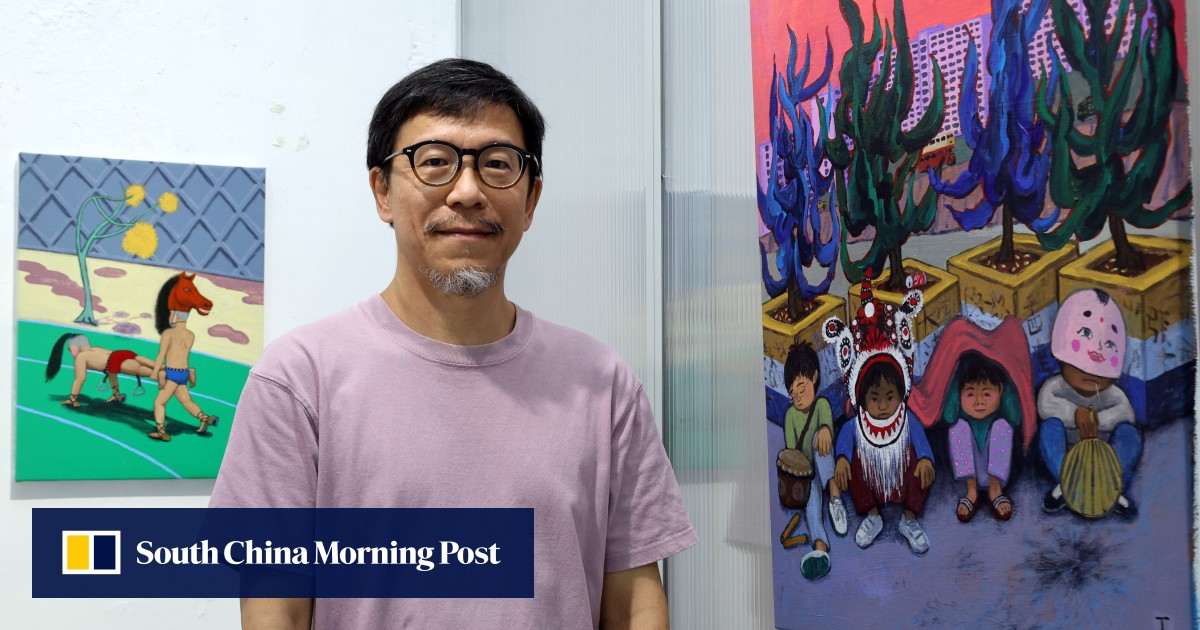 How the vibrant, nostalgic Hong Kong paintings of Yeung Hok-tak belie a ...