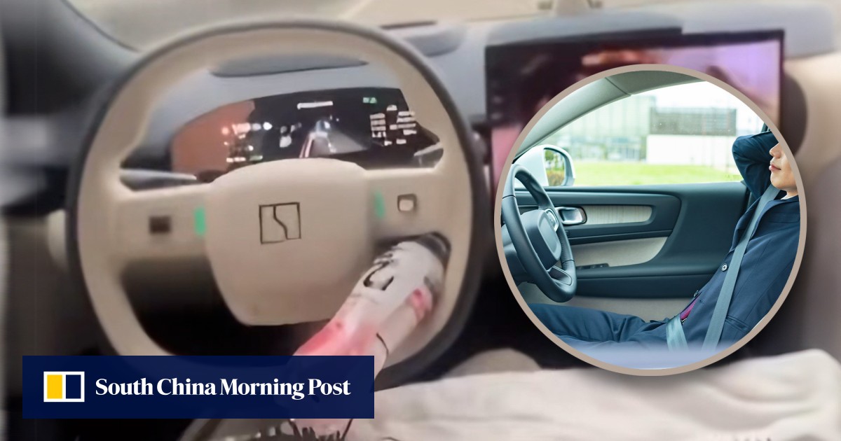 Sleeping China driver in self-driving car sparks public road safety ...