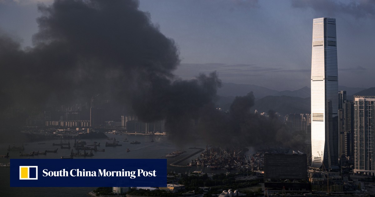 Fire at Hong Kong cargo area put out after burning for 14 hours | South ...