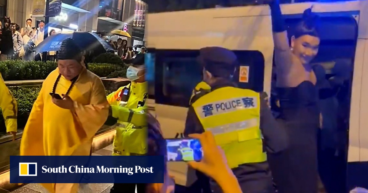 Video | Shanghai police round up Halloween party-goers, make some ...