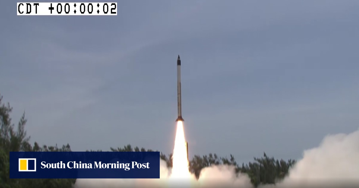 India hails ‘historic’ hypersonic missile test flight | South China ...